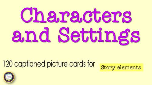 Character and Setting Cards for Writing by Primary Inspiration by Linda ...