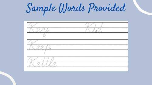 Uppercase Cursive Letter Practice by Joy of Montessori | TPT