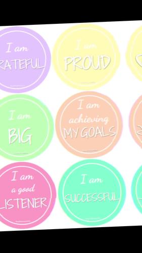 Pastel Positive Affirmation Cards | Positive Self Talk For Kids