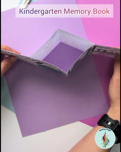 Kindergarten Memory Book, End of Year Memories Mini Book Craft Template ...