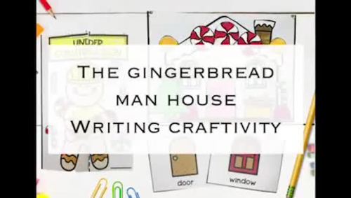 Build your Gingerbread Man writing activity and Christmas craft by Ms ...