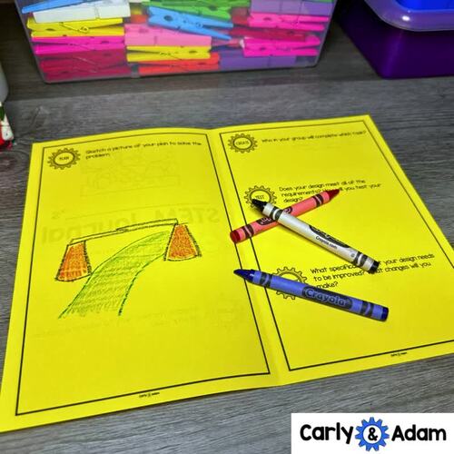 Editable STEM Journal for K-5 STEM Classrooms with Canva | TPT