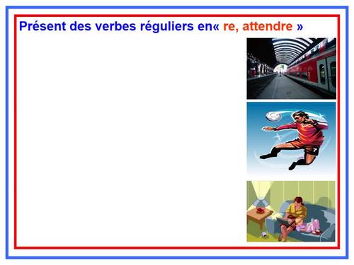 Vidéo: Le présent des verbes réguliers en "re". | TPT