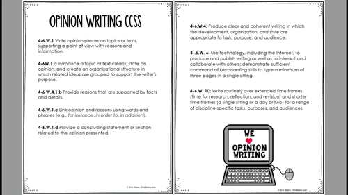 Digital and Printable Opinion Writing Made Easy for Google Slides ...