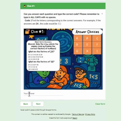 Galactic Digital Math Escape Room Game | Factors, Multiples, Prime ...