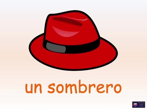 LOS ACCESORIOS - POWERPOINT on accessories vocabulary in SPANISH