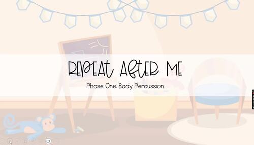 PHONICS | Phase 1 | Aspect 3 | Body Percussion | Repeat After Me | IWB ...