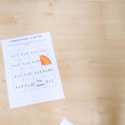 Fall Themed Independent Multiplication Revision Sheets 2x by The Ginger ...