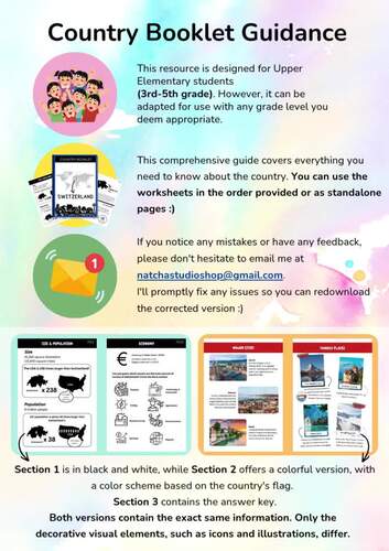 Sweden Country Study Booklet - Culture and Geography Activities ...