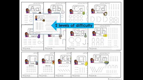 FALL PRESCHOOL KINDERGARTEN BUNDLE Worksheets Activities | TPT