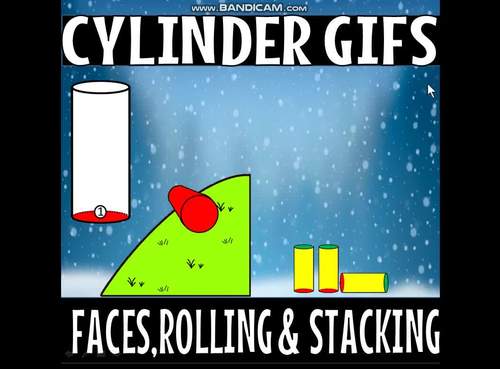 Cylinder gif counting sides, rolling and stacking.*** AT THIS PRICE for ...