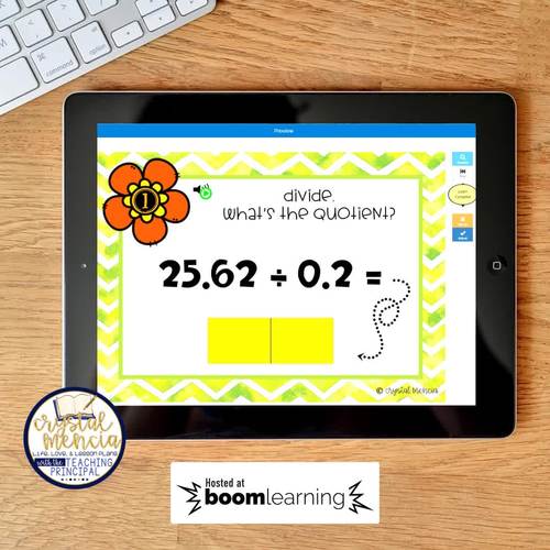 5NBT7 Dividing Decimals by Decimals Boom Cards™ | Distance Learning ...