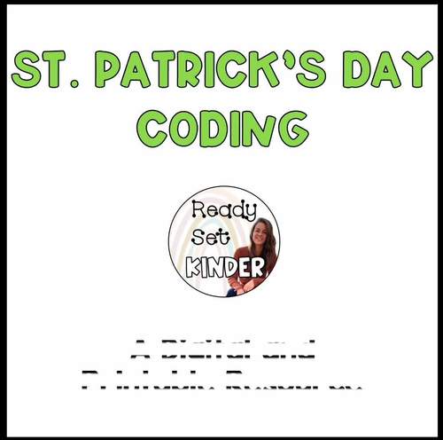 St. Patrick's Day Coding | Mapping by Ready Set Kinder | TPT