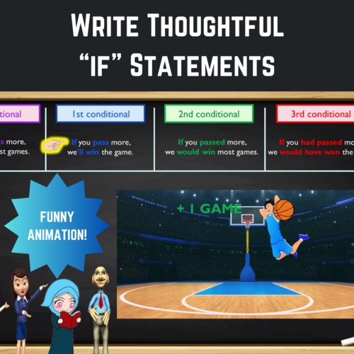 Video Lesson about Writing "if" Statements by Grammar Central | TPT