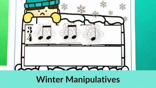 Winter Rhythm Composition Activity for Elementary Music Centers | TPT