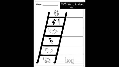 Rhyming - Short I Word Families Packet (NO-PREP) by Elementary Wonders