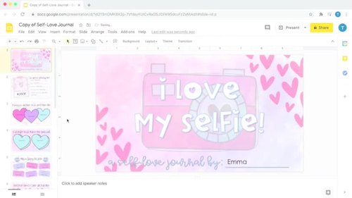 Valentine's Day Self-Love Journal | Digital & Printable by K is for Kumu
