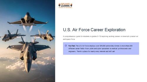 U.s. Air Force Career Exploration 101 Role Skills Salary Pathway Grades ...