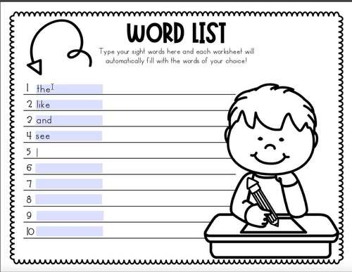 Editable Sight Words - Fun Sight Word Games & Activities | TPT