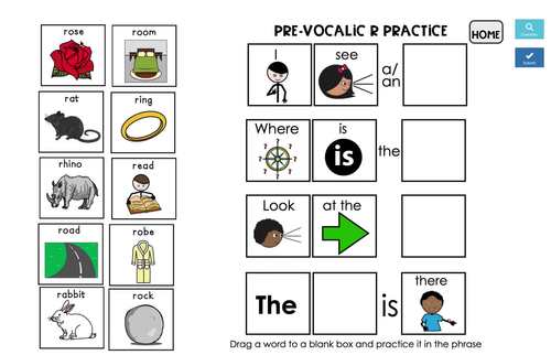 Easy Articulation Carrier Phrases BOOM Cards: Later Sounds Speech Therapy