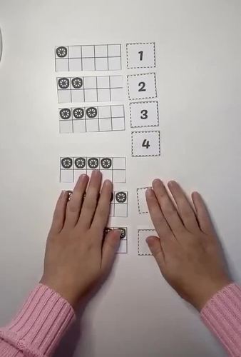 10s FRAME MATCHING GAME | Number Truck Theme by Early Years Learning ...