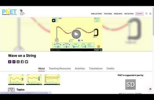 Wave on a String – PhET Simulation Worksheet (No Prep) | TPT
