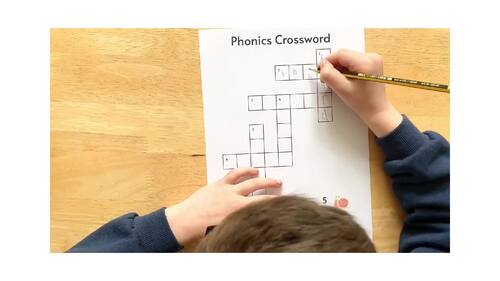 Digraph Trigraph Worksheets ur ear air Phonics Crossword Puzzle ...