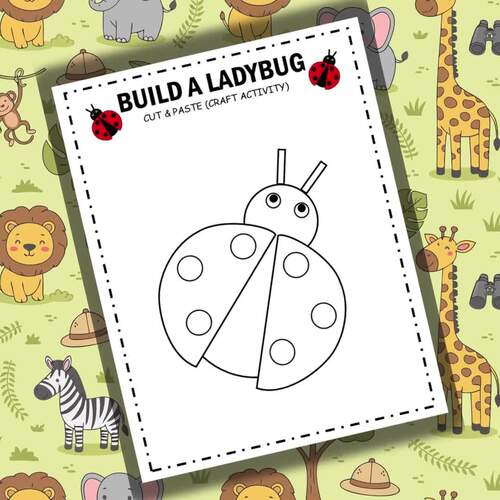 Ladybug Craft|Spring Activity|The Funny Ladybug|Summer bulletin board ...