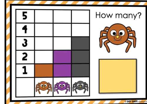 Halloween Bar Graphs - Boom Cards - Distance Learning by Bethany Gardner
