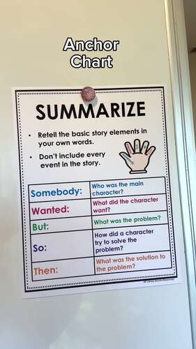 Summarize for Fiction - Summarizing Worksheets & Passages - Summary ...