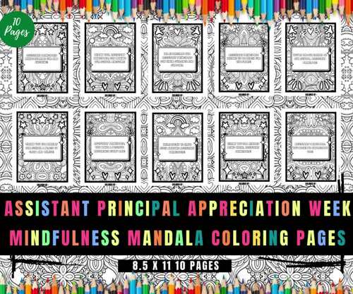 Assistant Principal Appreciation Week, Door Decorations Saying Coloring ...