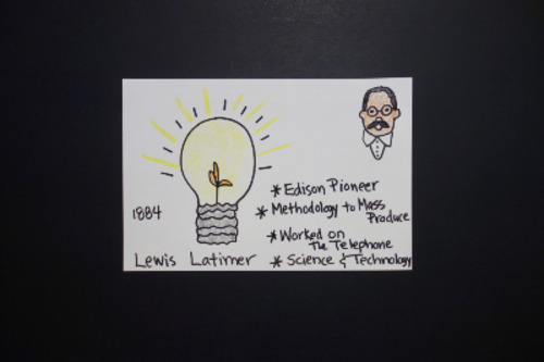 Let's Draw Lewis Latimer! (African American Inventor) | TPT