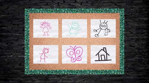 Sea Green Glitter Printable Bulletin Board Border Trim Classroom Decor