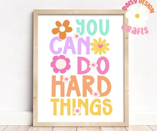 Pastel Classroom Inspirational Art Print, Motivational Kids Art ...