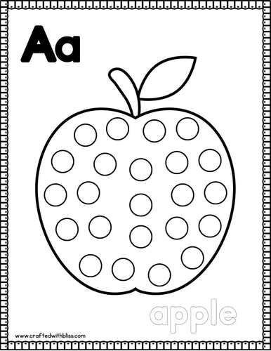 Letter Sounds Dot Marker Activity A-Z, Letter Sounds Do-A-Dot Marker ...