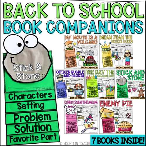 Back to School Read Aloud Books and Activities, Book Companions ...