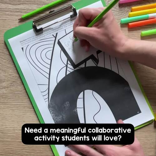 End of Year Last Week of School Activity Collaborative Sign Words of Wisdom