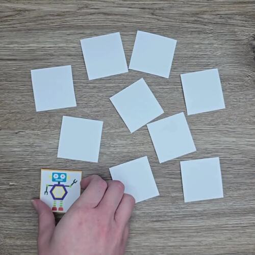 Robot Memory Game by HH Fun and Learning | TPT