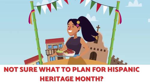 Spanish Class Hispanic Heritage Month Activity Bundle Bulletin Board ...