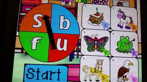 ALPHABET SPINNER POWERPOINT GAME by Murphys lesson design studio