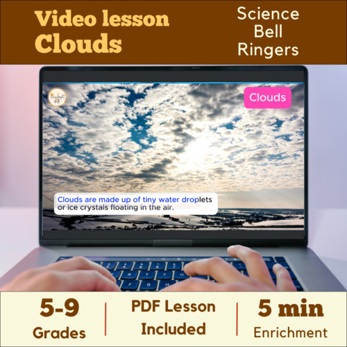 Science bell ringer video (4 min) - Clouds - Middle school | TPT