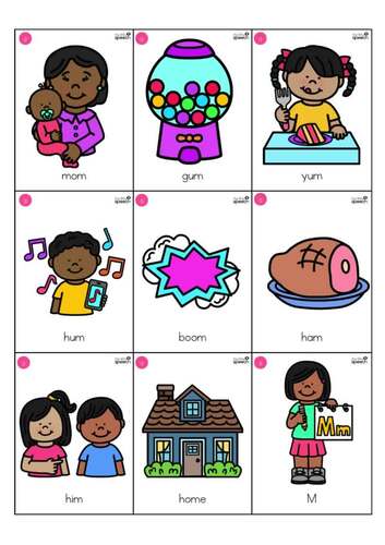 Final Consonant Deletion of Final M Cycles Activities for Speech Therapy