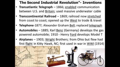 Industrialization, Gilded Age and the Progressive Era -PowerPoint ...