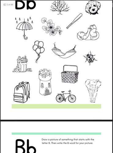 Alphabet Tracing Consonant Worksheets by Little Rainbow School House