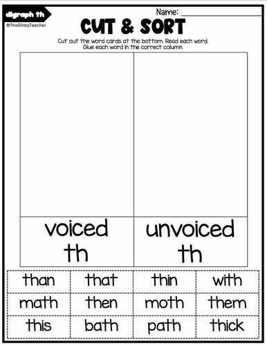 Digraph TH Phonics Packet | No Prep Worksheets | SOR Aligned Word Work ...