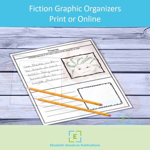 Fiction or Literature Graphic Organizers Print or Digital | TPT