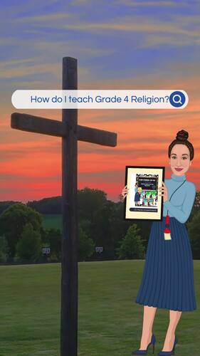 Grade 4 Religion. Growing In Faith. Full Year. No Prep. Tests included.