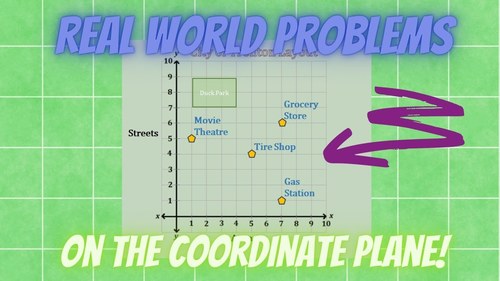Real World Problems on a Coordinate Plane: 5th Grade Geometry Lesson Video