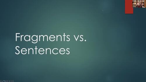 Fragments vs. Sentences Video Lesson by Little Reading Coach | TPT