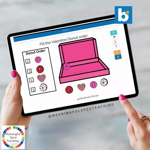 Valentine's Day Life Skills Math Errorless Counting and Inventory Boom ...